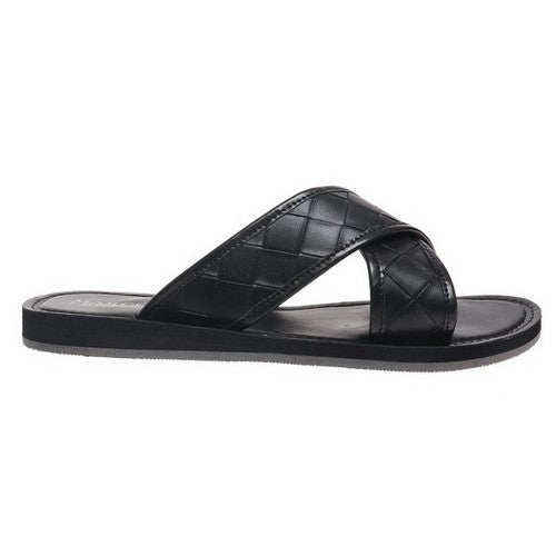 Marco Ferrara Crossover Slipper in Black – Seasons Fashion