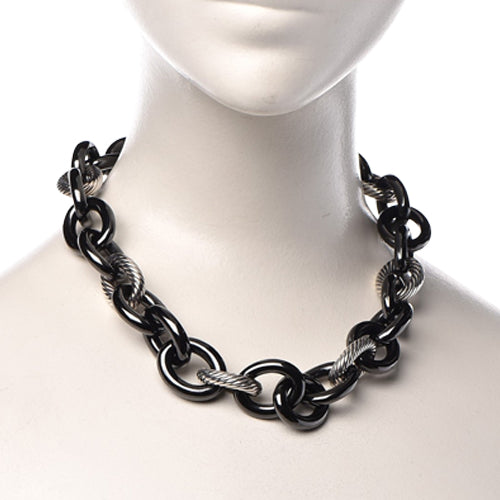 Chunky 4-Tone Chain Black – Seasons Fashion