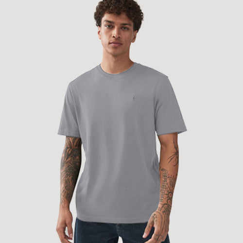 Next Stag Logo Crew Neck T-Shirt in Dark Grey – Seasons Fashion